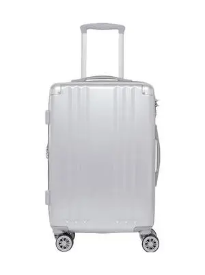 CALPAK Ambeur 22-inch Rolling Carry-on Suitcase - Silver