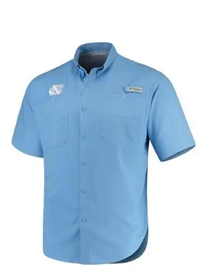 Columbia Carolina Blue North Carolina Tar Heels Pfg Tamiami Shirt - Light Blue