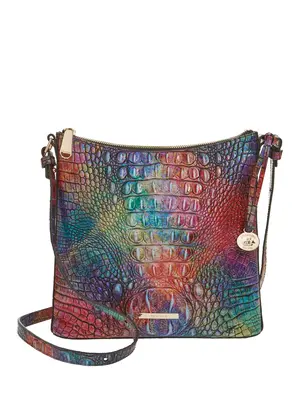 Brahmin Brahmin Katie Croc Embossed Leather Crossbody Bag Argyle