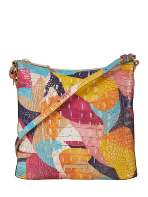 Brahmin Brahmin Katie Croc Embossed Leather Crossbody Bag Expression