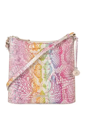 Brahmin Brahmin Katie Croc Embossed Leather Crossbody Bag Optimism