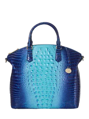 Brahmin Large Duxbury Embossed Leather Satchel Affinity