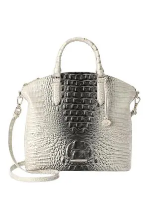 Brahmin Large Duxbury Embossed Leather Satchel - Everlasting Ombre Melbourne