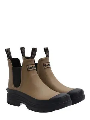 Barbour Nimbus Chelsea Rain Boot - Militry Brown/black