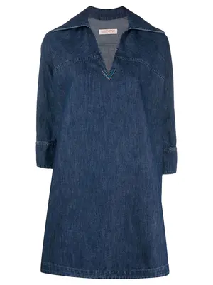 Valentino Garavani Chambray Kaftan - Blue