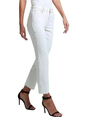 L & APOS;AGENCE L'agence Sada High-rise Slim Jeans - Macadamia