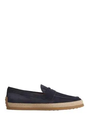 TOD'S Suede Loafers Blue