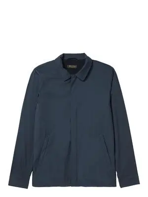 Loro Piana Windwish Shell Blouson Jacket - Blue