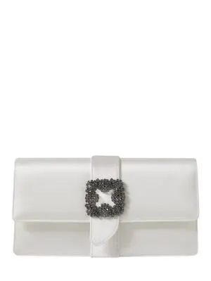 MANOLO BLAHNIK Manolo Blahnik Capri Crystal-Embellished Clutch