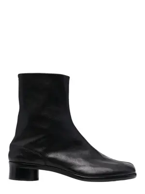 MAISON MARGIELA Tabi 30mm Leather Ankle Boots - Black