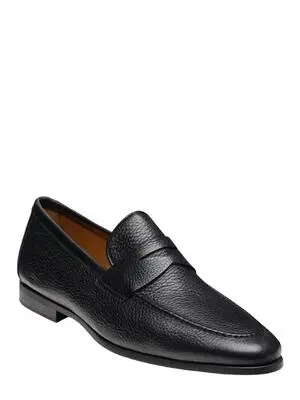Magnanni Diezma Ii Leather Penny Loafers - Black
