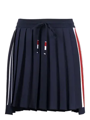 Thom Browne Pleated Mini Skirt - Blue