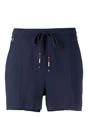 Thom Browne Rwb Pintuck Thigh Length Shorts - Blue