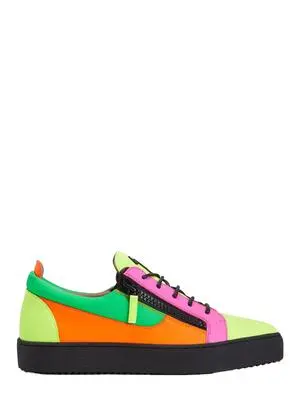 GIUSEPPE ZANOTTI Frankie Colorblock Low-top Sneakers - Multicolour