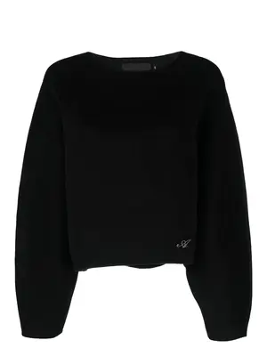 Axel Arigato Logo-embroidered Jumper - Black