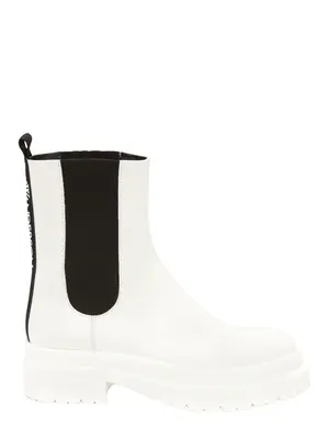 JW Anderson Logo-print Chelsea Boots - White