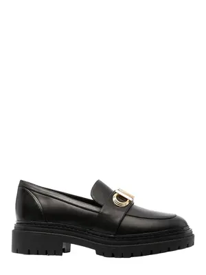 Michael Kors Michael Michael Kors Parker Lug Sole Loafers Black