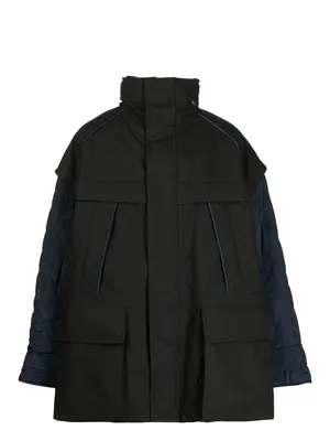 JUUN.J Zip-up Padded Jacket - Black