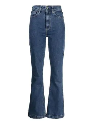 LE JEAN Remy High-waist Flared Jeans - Blue