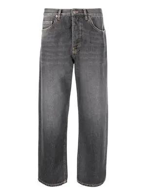 GOLDEN GOOSE Washed Straight-leg Denim Jeans - Grey
