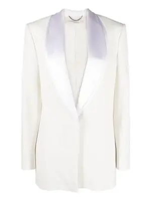 Stella McCartney Single-breasted Tuxedo Jacket - Neutrals