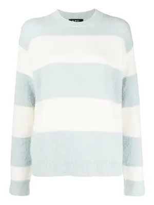 A.P.C. Alice Horizontal-Stripe Knitted Jumper