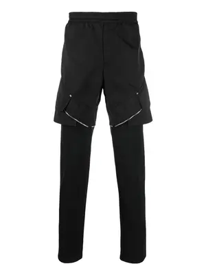 1017 Alyx 9sm Zip-detail Layered Trousers - Black