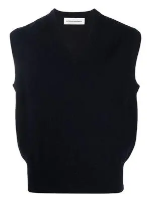 EXTREME CASHMERE X Sleeveless Knit Vest Top - Blue