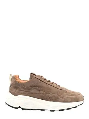 BUTTERO® Lo-top Suede Sneakers - Brown