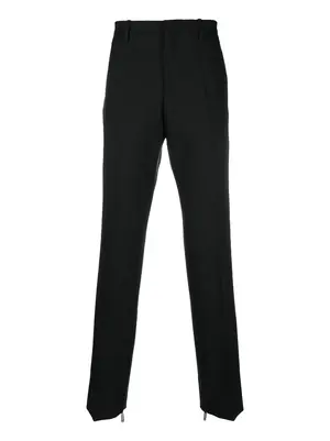 Off-White Straight-leg Trousers - Black