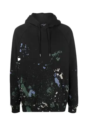 ÉTUDES STUDIO Études Studio Paint-Splatter Organic Cotton Hoodie