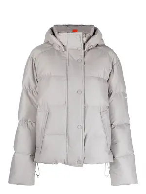 Rlx Ralph Lauren Detachable-hood Puffer Jacket - Grey