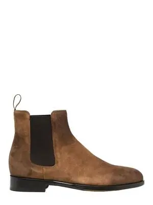 DOUCAL'S Suede Chelsea Boots - Brown