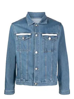 BILLIONAIRE Institutional Denim Jacket - Blue