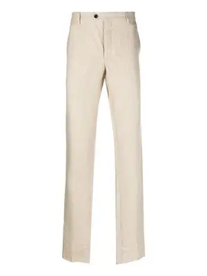 BILLIONAIRE Linen Tailored Trousers - Neutrals