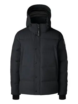 Canada Goose Wyndham Label Slim-fit Parka - Navy