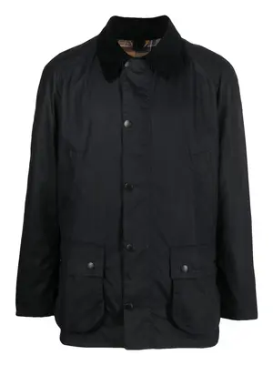 Barbour Collared Waxed Jacket - Blue