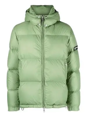 WHITESPACE Logo-patch Padded Jacket - Green