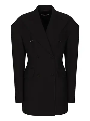 Dolce & Gabbana Double-breasted Coat - Black