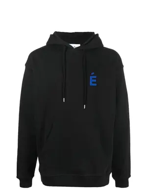 ÉTUDES STUDIO National Patch Organic-cotton Hoodie - Black
