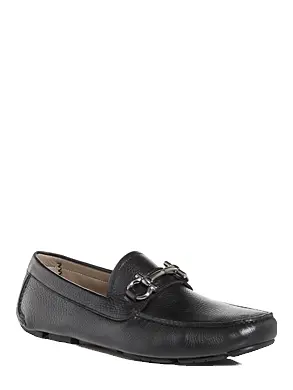 FERRAGAMO Ferragamo Parigi Arizona Leather Drivers Nero