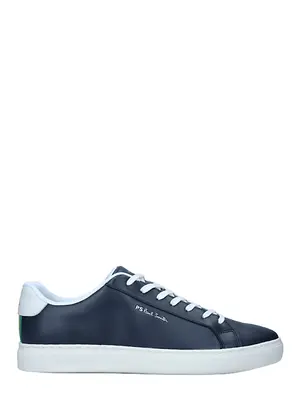 Paul Smith Rex Stripe Leather Trainers - Navy