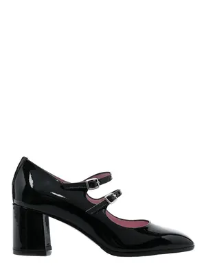 CAREL Alice 60mm Leather Mary Jane Shoes - Black
