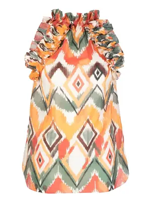 BAMBAH Bambah Argentina Geometric Sleeveless Top