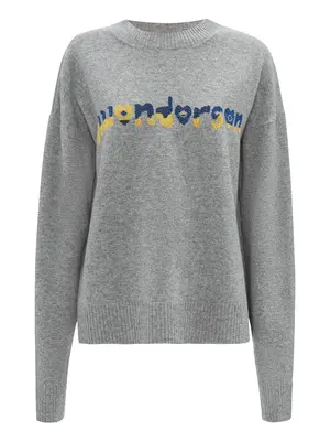JW Anderson Run Hany Logo Jumper - Grey