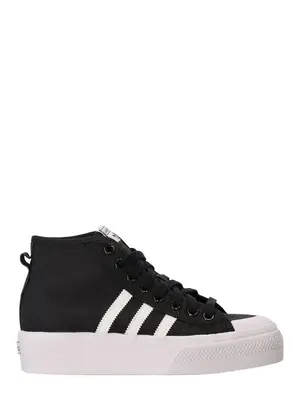 Adidas Nizza Platform Mid-top Sneakers - Black