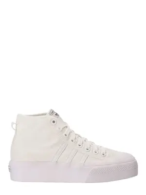 Adidas Nizza Flatform Mid Sneakers - White