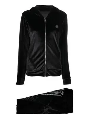 Philipp Plein Gothic Plein Tracksuit Set - Black