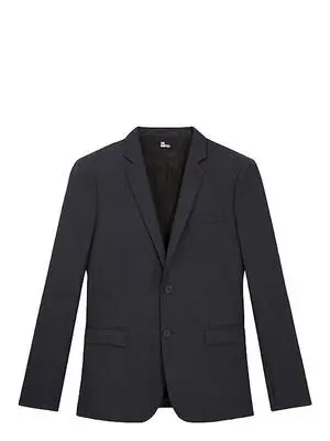 The Kooples Single-breasted Slim-fit Wool Suit Jacket - Bla01