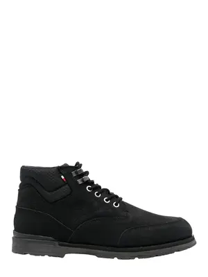 Tommy Hilfiger Suede Boots - Black